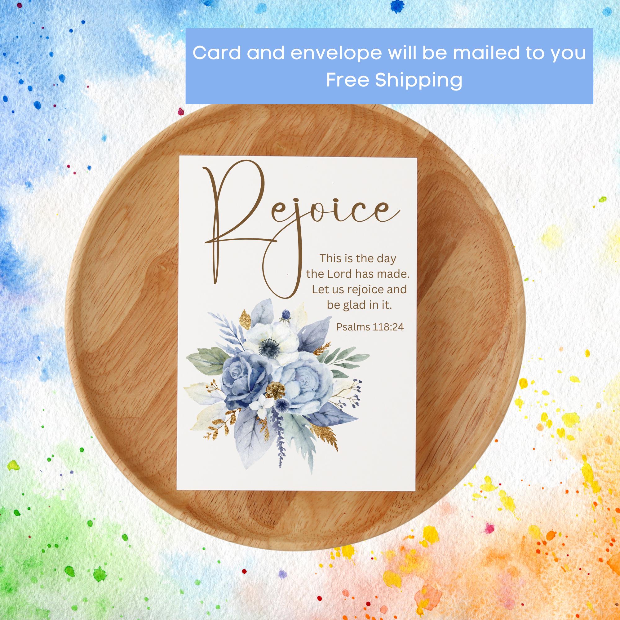 Christian Birthday Card Faith Based Birthday Card Bible Verse Card ...