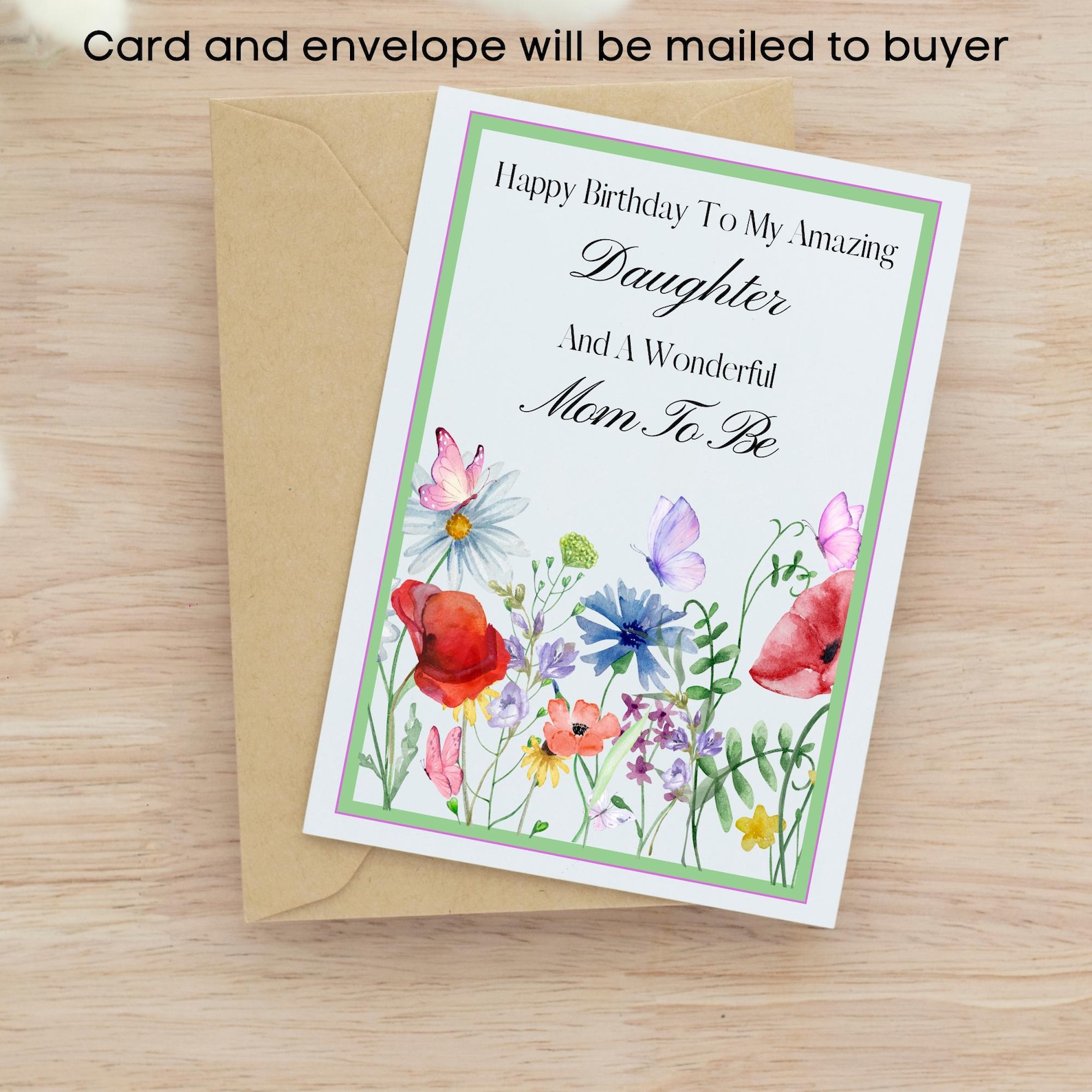 Happy Birthday Mom to Be Expecting Mom Birthday Card Happy Birthday ...