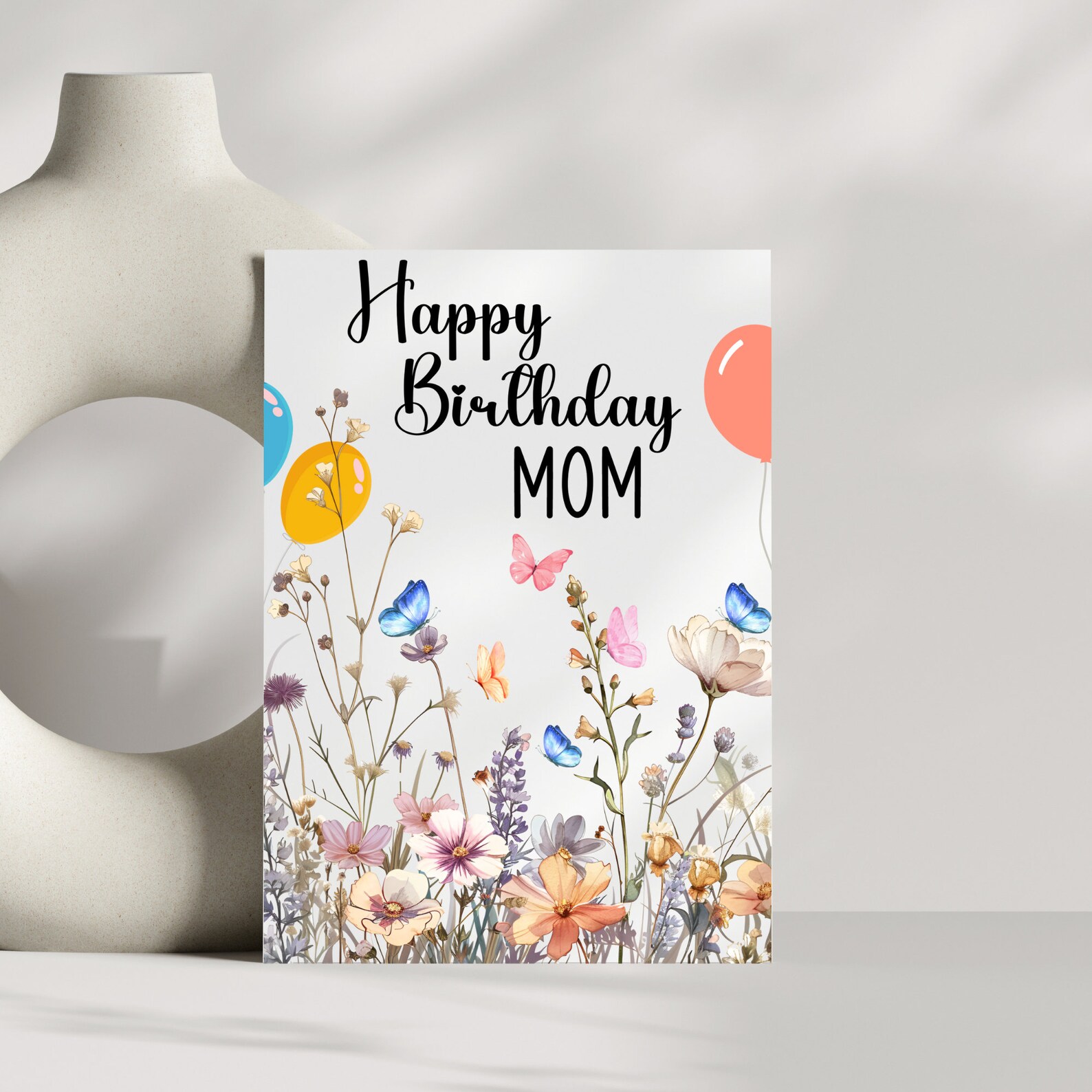 Happy Birthday Card for Mom Birthday Gift Idea Mom Birthday Card Mom ...