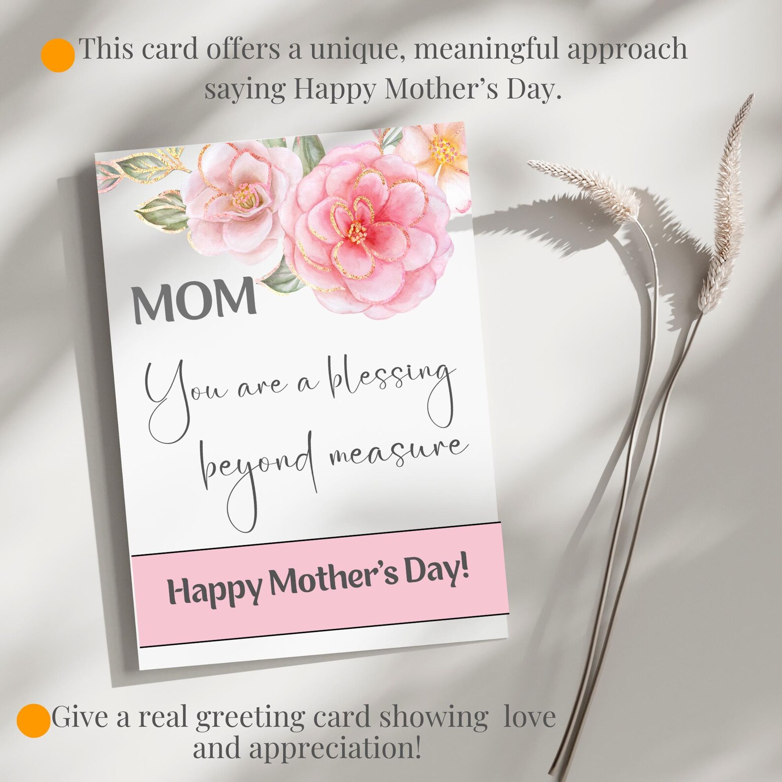 Mother's Day Card Heartfelt Message for Mom Keepsake Card for Mom ...