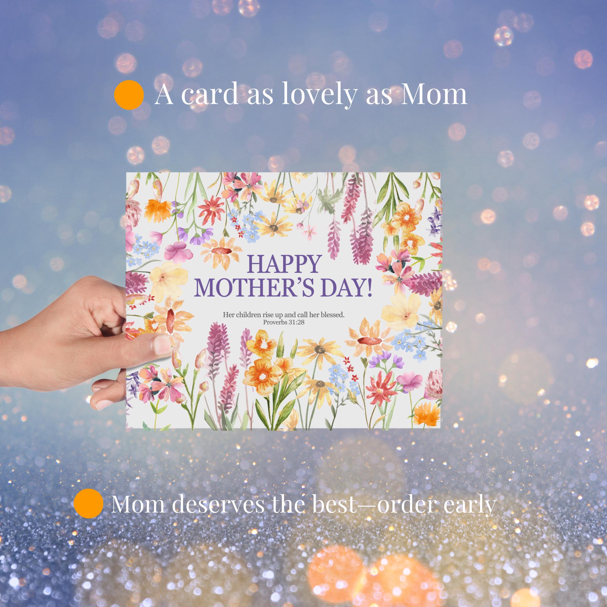 Religious Mother's Day Card Christian Card Mom Faith Based Card Jesus ...