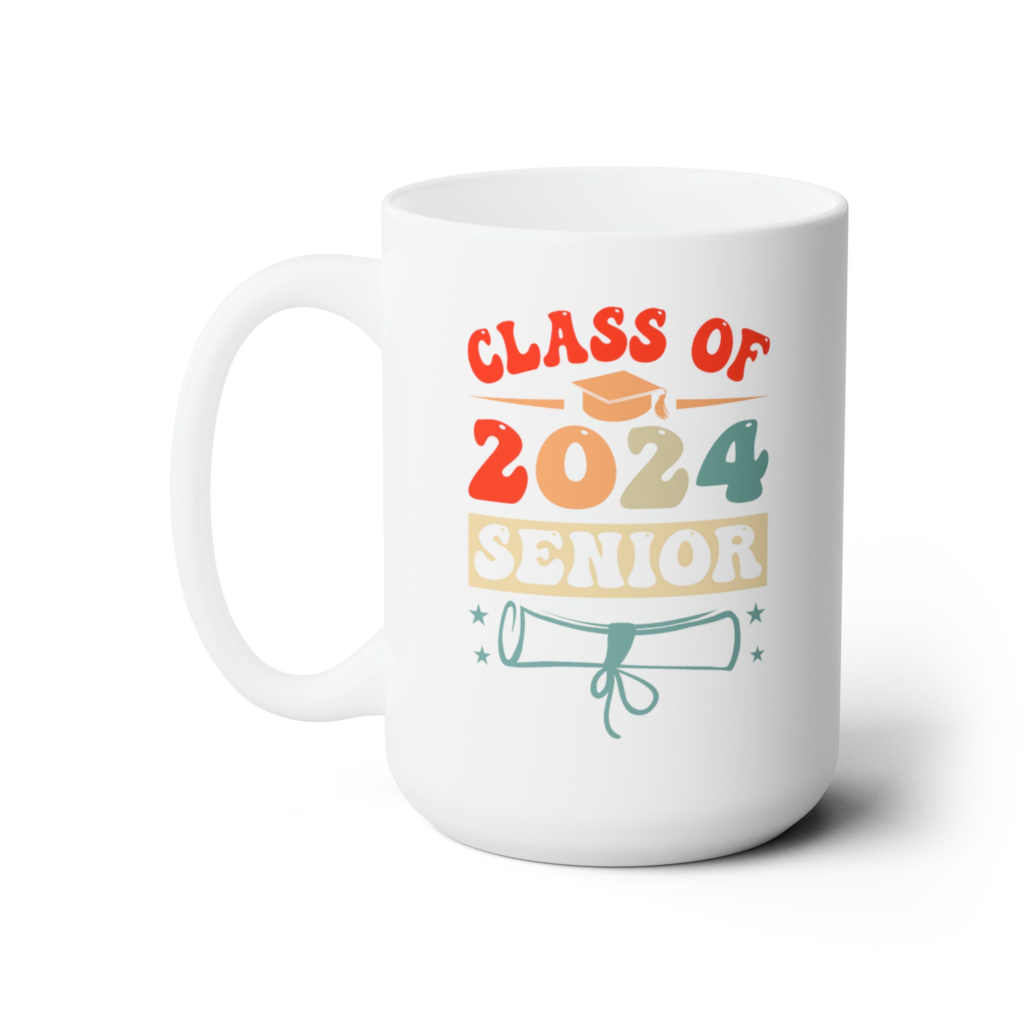 Custom Class of 2024 Ceramic Coffee Mug Graduation Gift for Student ...