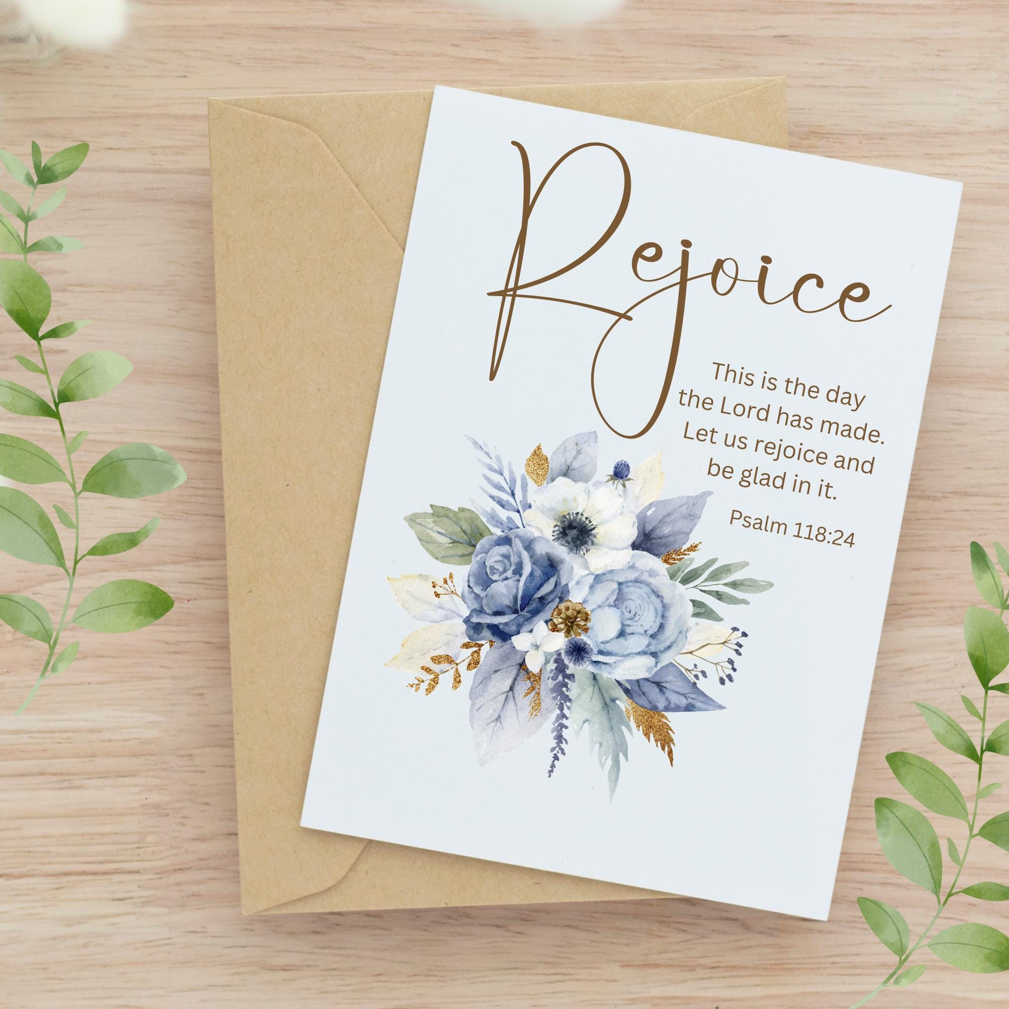 Christian Birthday Card Faith Based Birthday Card Bible Verse Card ...