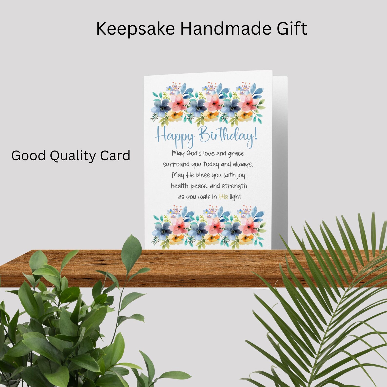 Christian Birthday Card Faith Based Birthday Card Bible Birthday Card ...