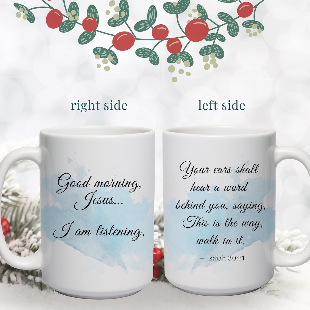 Christian Coffee Mug With Bible Verse Religious Mug Gift Faith-based Coffee Mug Gift for ...