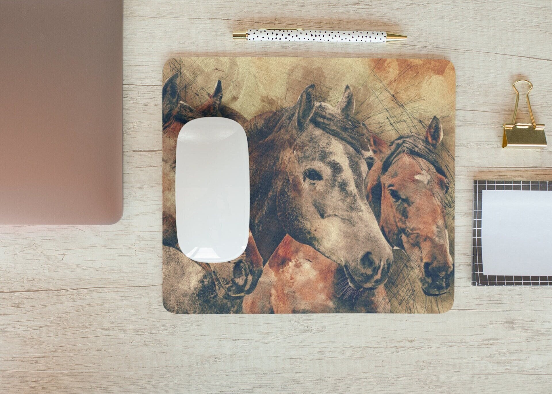 Horse Picture Mouse Pad Mouse Pad for Horse Lovers Gaming Mouse Pad ...