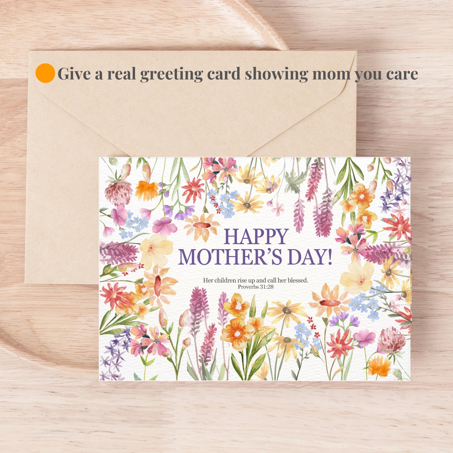 Religious Mother's Day Card Christian Card Mom Faith Based Card Jesus ...