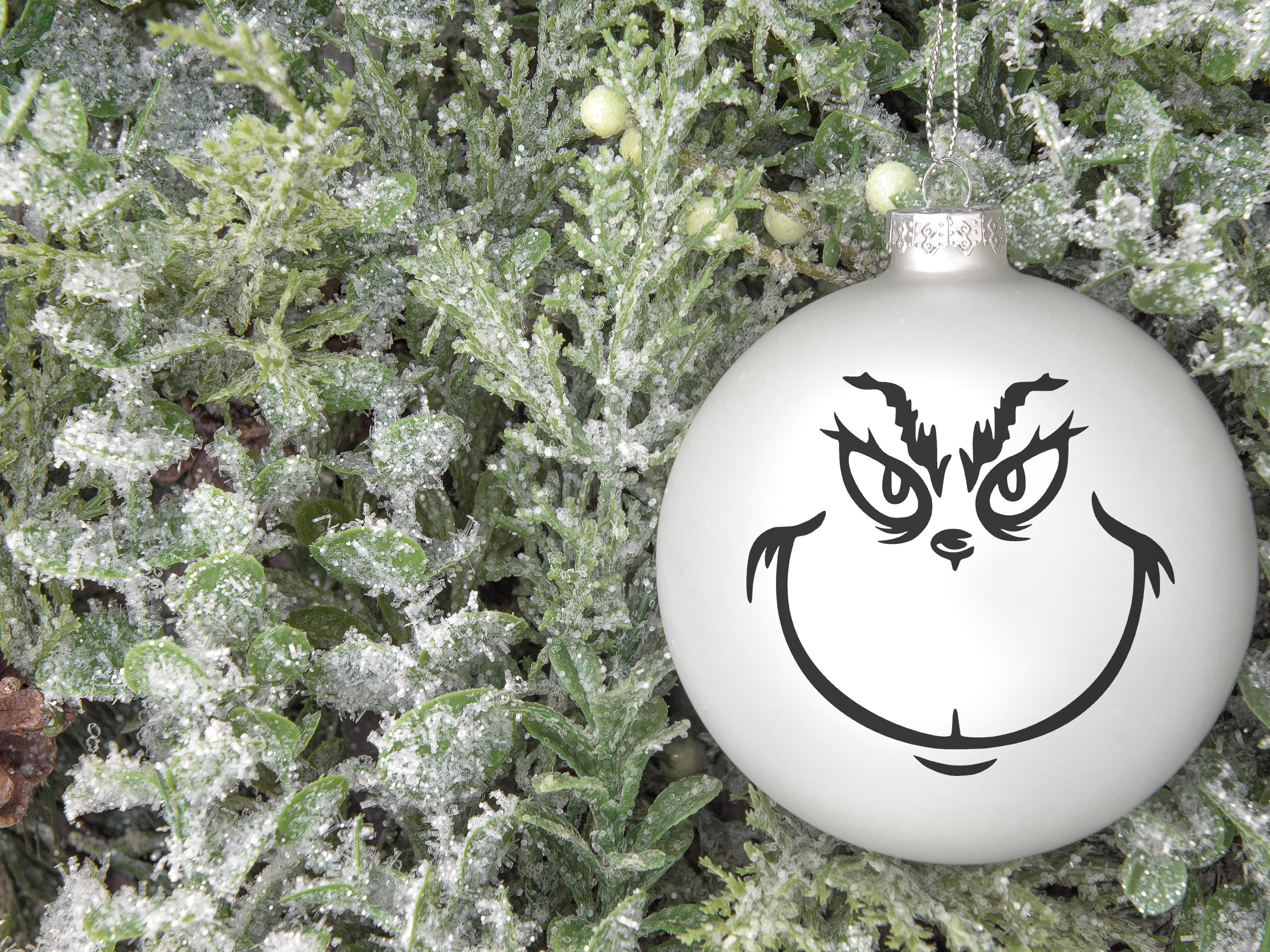 Personalized Grinch Vinyl Decals Custom Holiday Stickers for Laptops ...