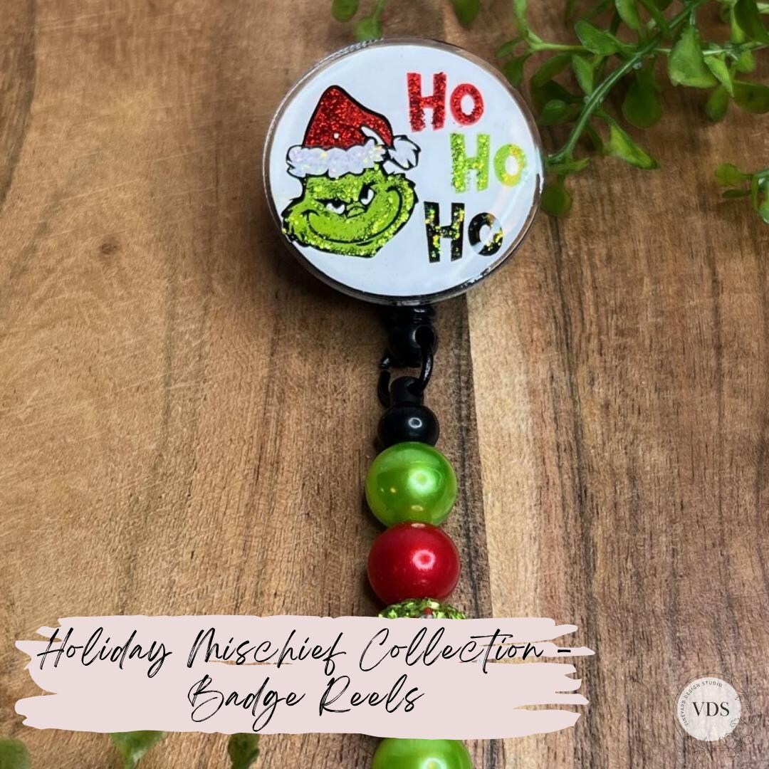 Badge Reel · the Mean One Design · Holiday Clip ·: Holiday Mischief ...