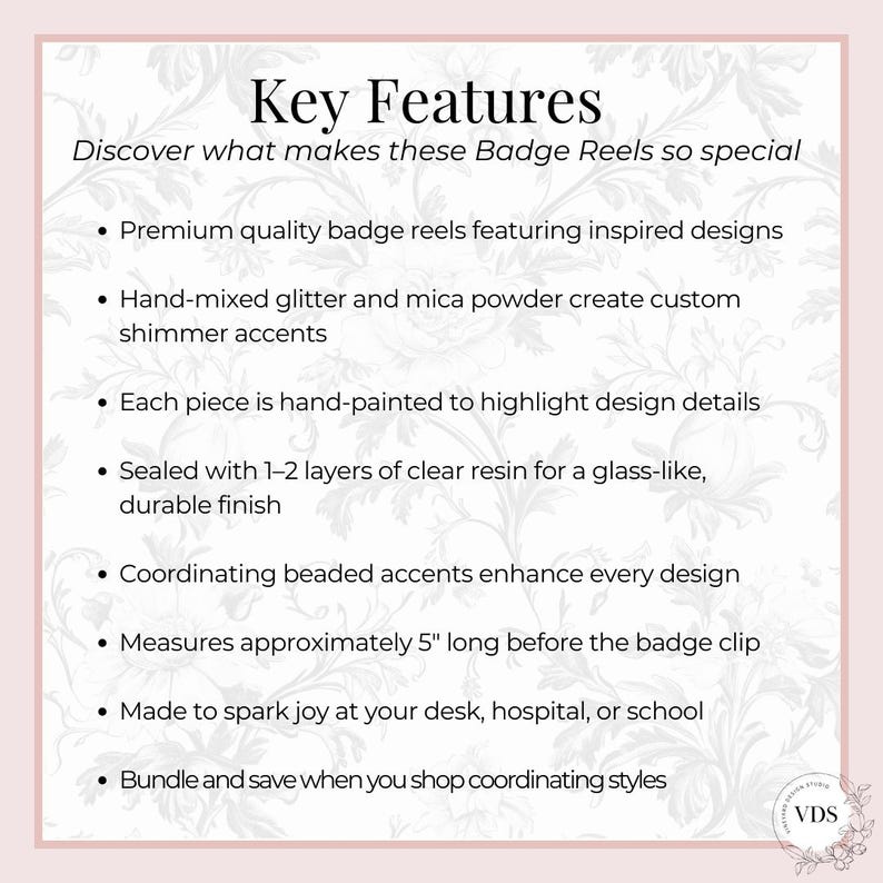 Green and Pink Ombre Badge Reel – Retractable ID Holder – Witchy Nurse ...