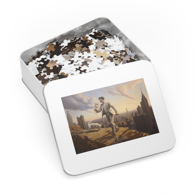 The Fool modern Jigsaw: 1000 Piece Major Arcana Tarot Puzzle ...
