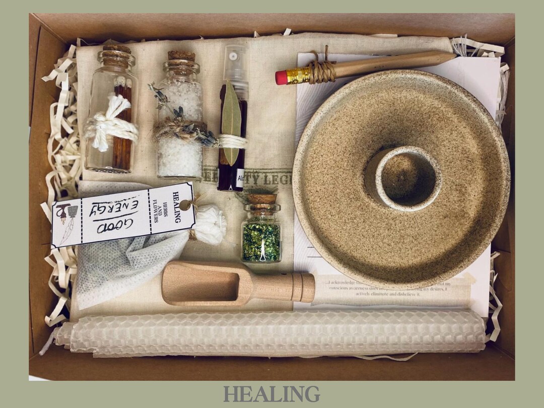 Healing Intention Candle Kit Ritual - Etsy