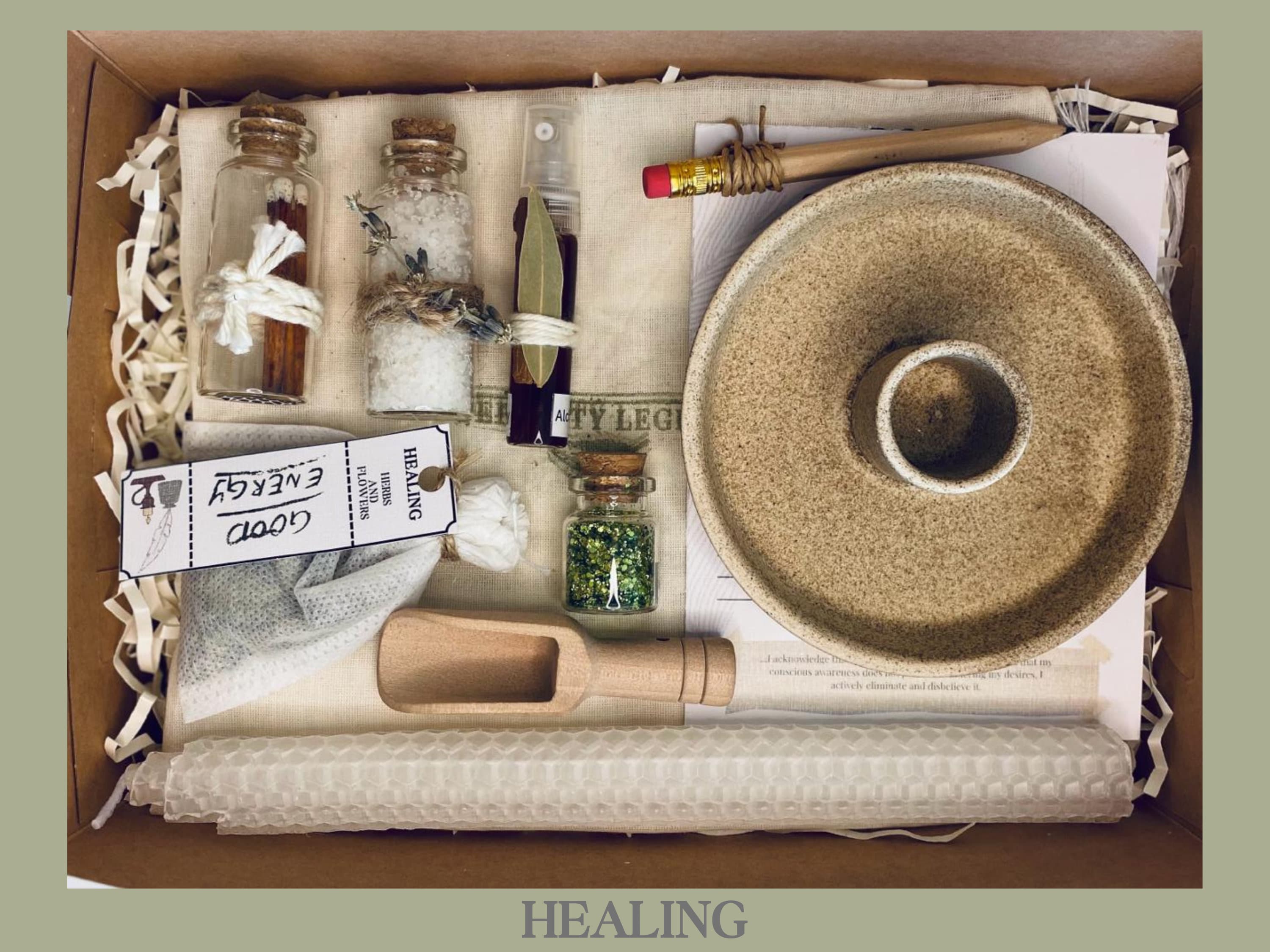 Healing Intention Candle Kit Ritual - Etsy