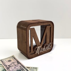 Personalized Money Box, Boy Gift Idea, Money Banks, Cash Box, Nursery ...