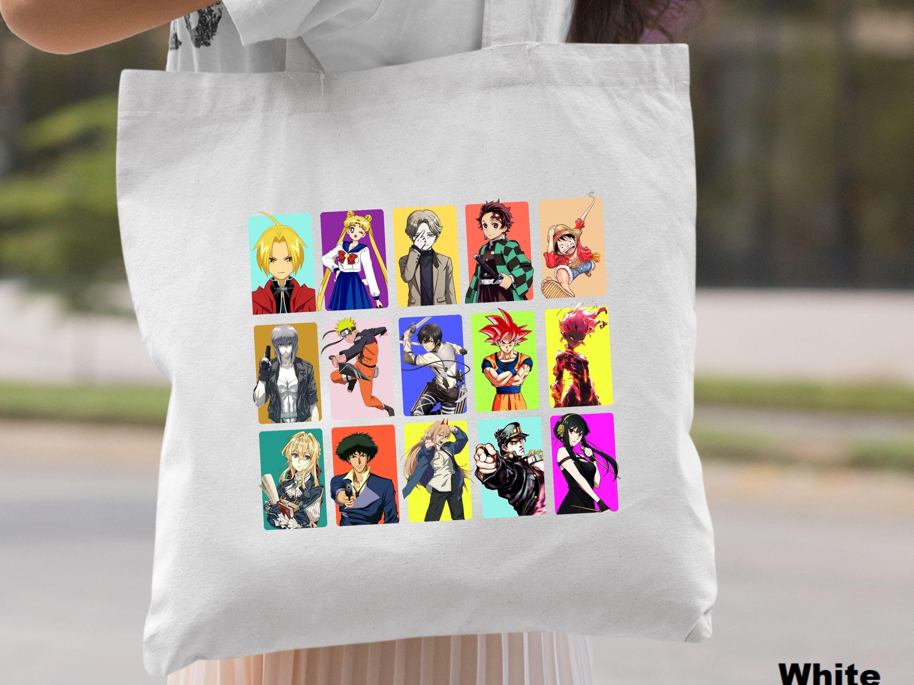 Anime Tote Bag, Manga Tote Bag, Japanese Anime Character, Otaku Gift ...