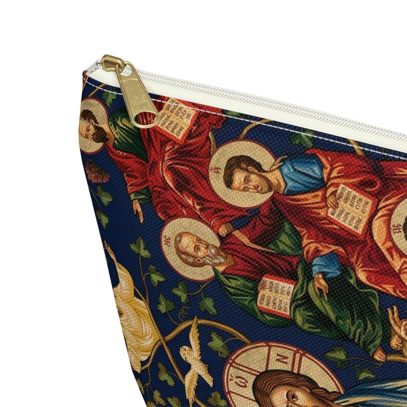 Jesus Christ True Vine Icon Pouch, Byzantine Art Rosary Bag - Etsy