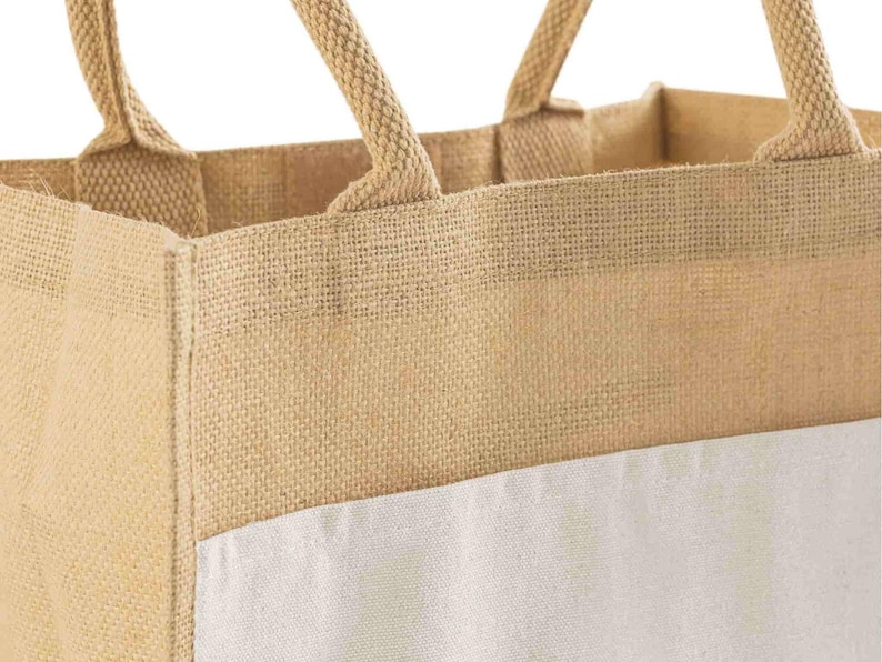 Personalized Jute Tote Bag: Custom Initial, Eco-friendly Gift - Etsy