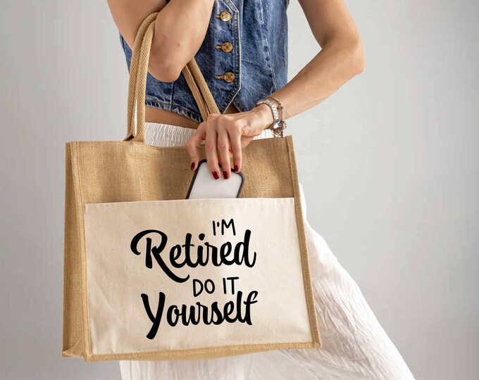 Retired Bag, Retirement Gift for Women, Retirement Gift Bag, Retired ...