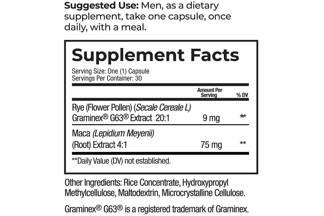 Prosta-rye - Natural Prostate Supplement for Men Experiencing an ...