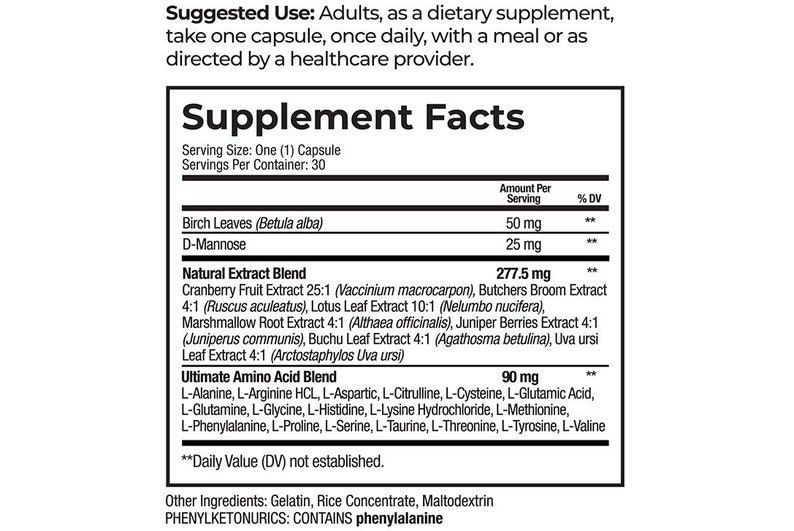 Ultranol Total Bladder Support - Natural Supplement for Urinary Health, Overactive Bladder ...