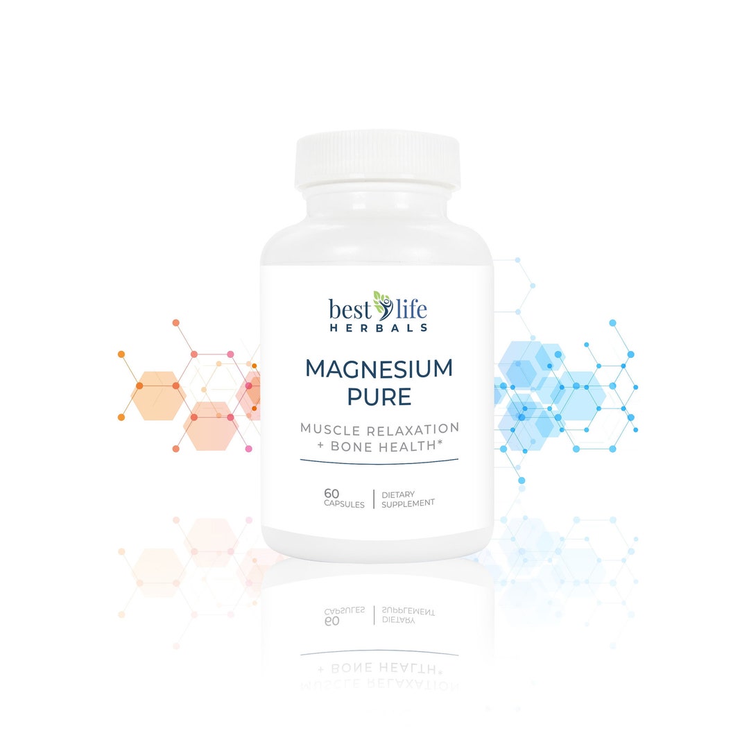 Magnesium Pure - Bone and Muscle Health, Whole Body Supplement - Etsy