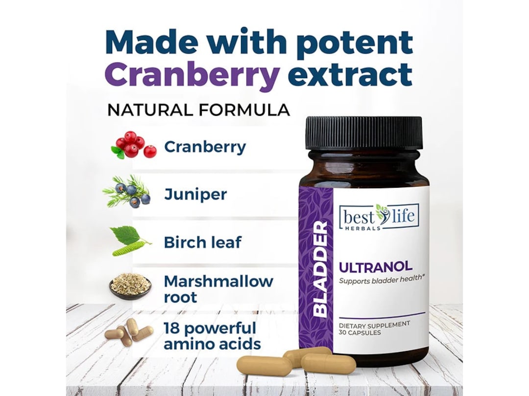 Ultranol Total Bladder Support - Natural Supplement for Urinary Health ...