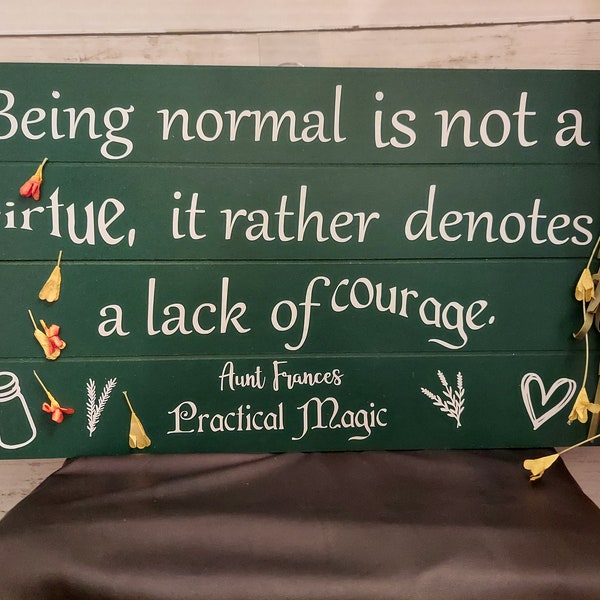 Practical Magic Sign - Etsy