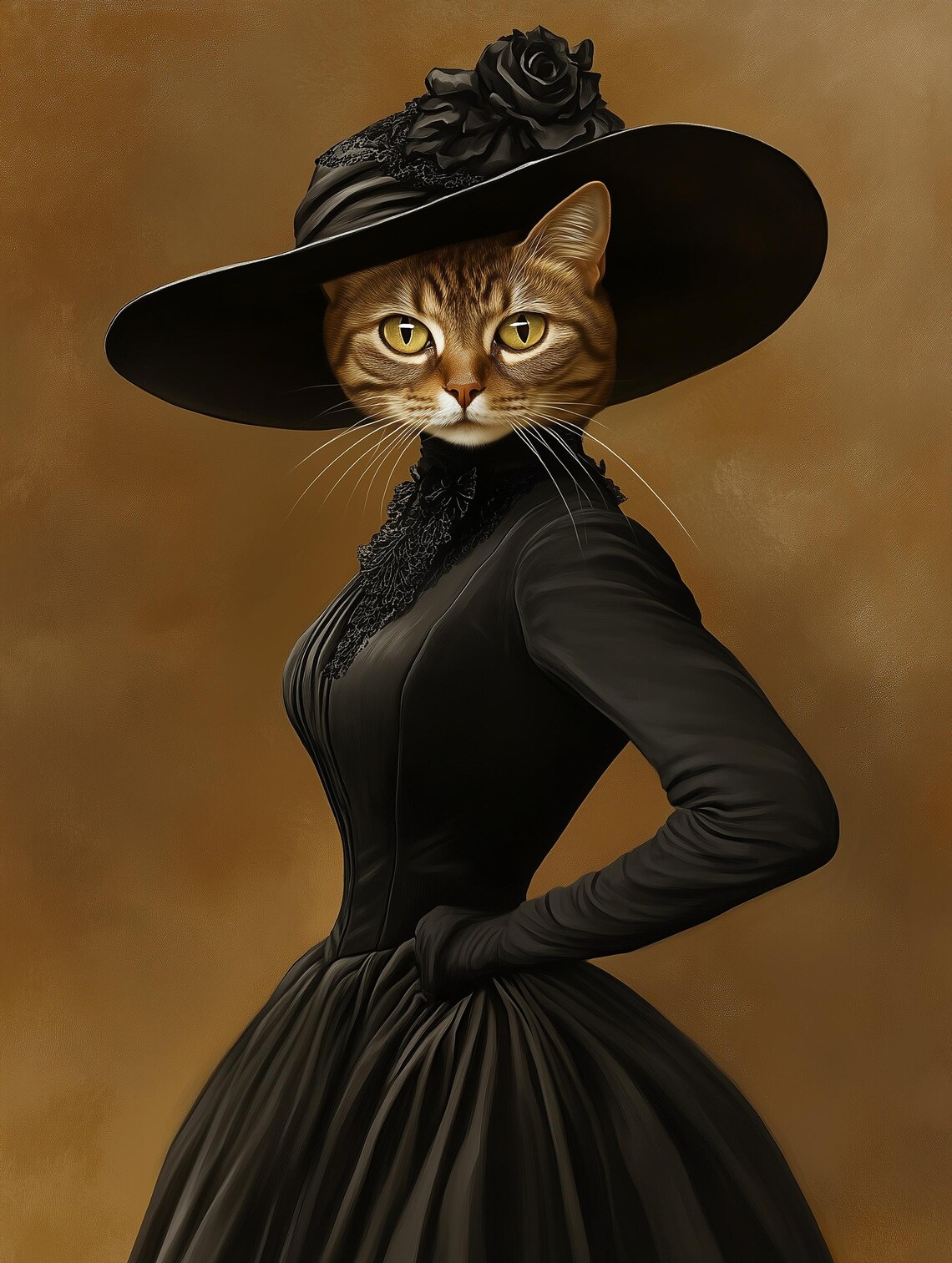 Custom Royal Cat Portrait, Personalized Dog Portrait From Photo, Pet ...