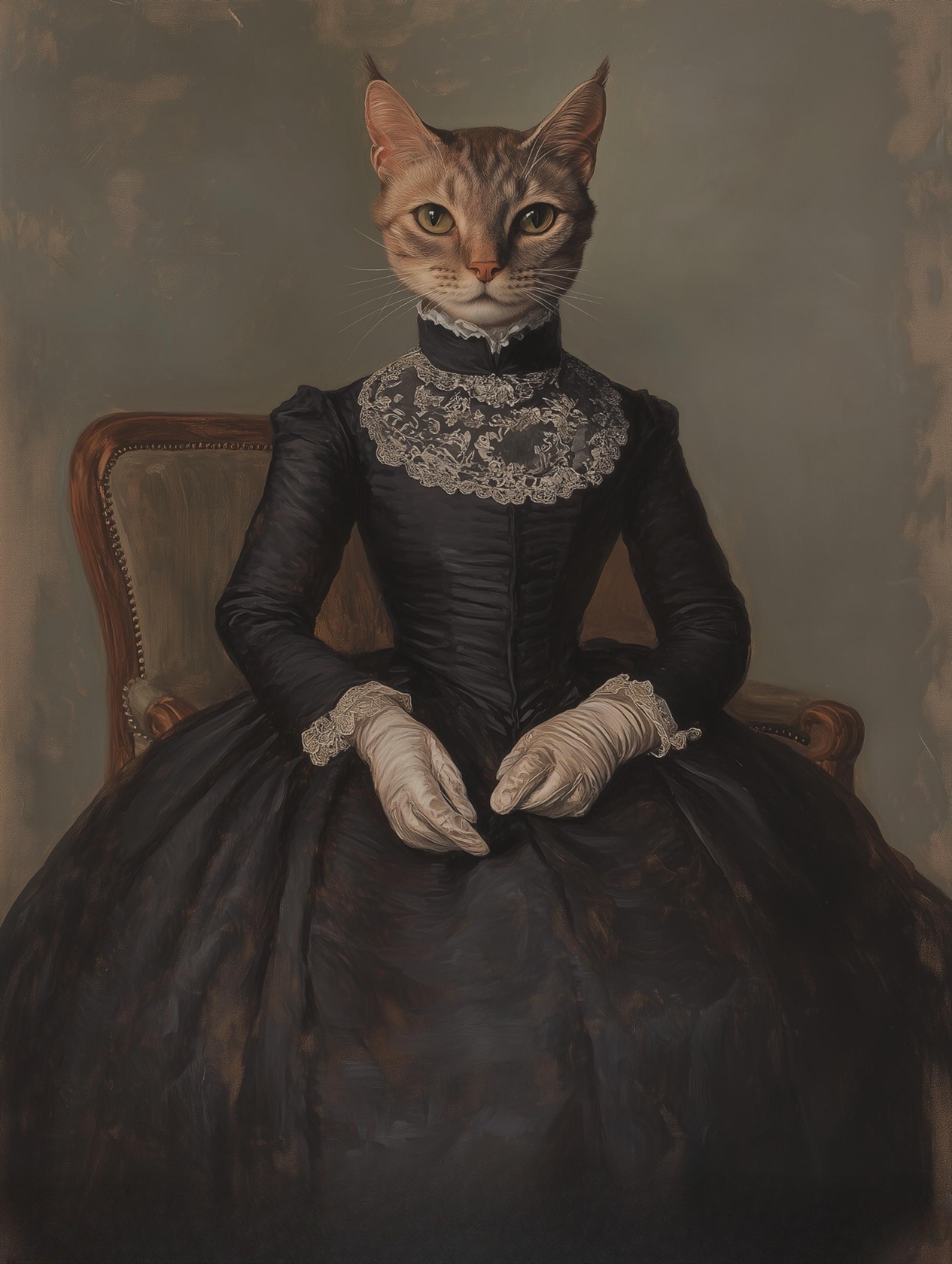 Custom Royal Cat Portrait, Personalized Dog Portrait From Photo, Pet ...