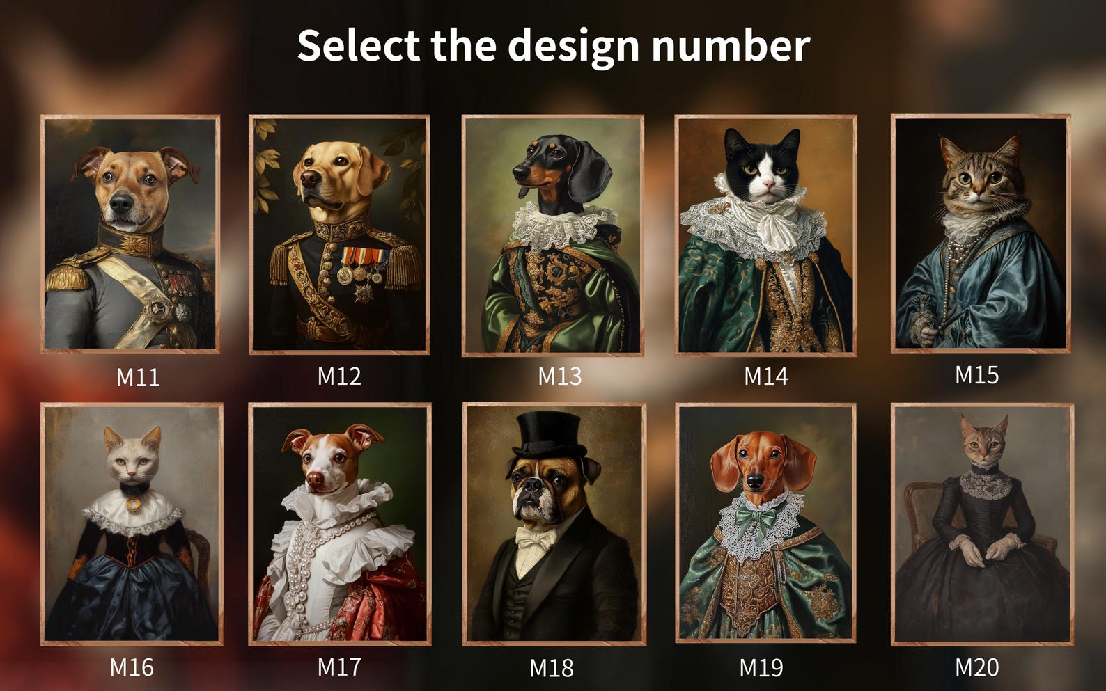 Custom Royal Cat Portrait, Personalized Dog Portrait From Photo, Pet Lovers Gift, Pet Portrait ...