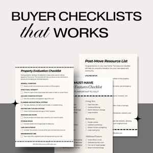 Real Estate Buyer Checklist, Guide & Questionnaire. Getting to Know ...