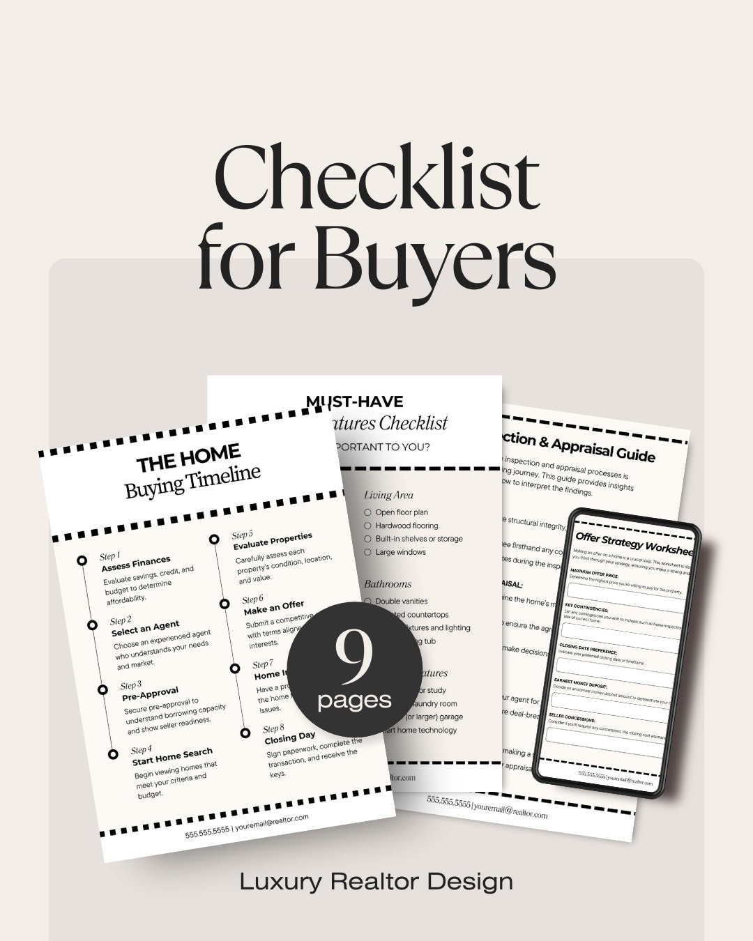 Real Estate Buyer Checklist, Guide & Questionnaire. Getting to Know ...