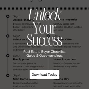 Real Estate Buyer Checklist, Guide & Questionnaire. Getting to Know ...