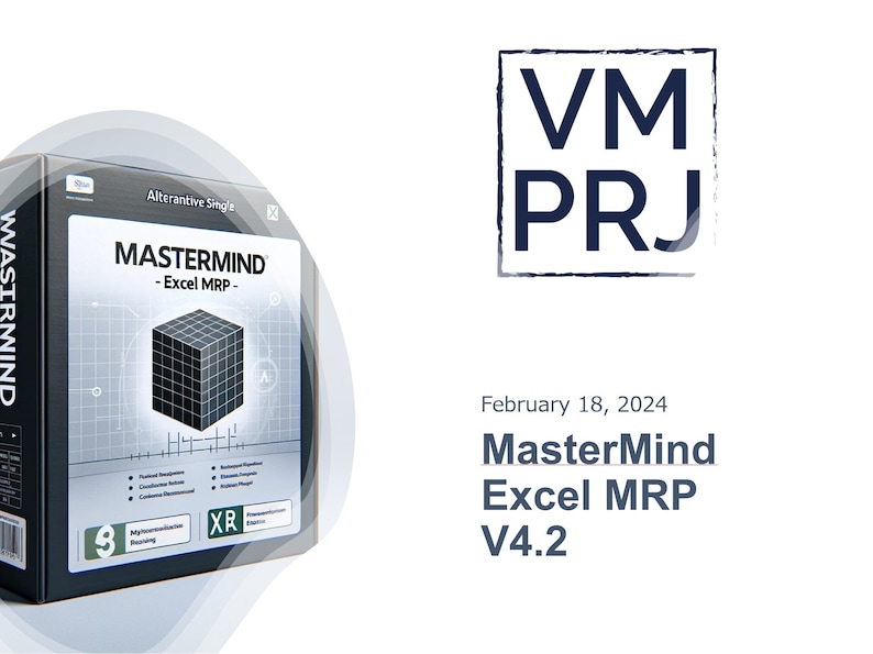 Mastermind – Excel MRP, Efficient Material Planning Template for ...