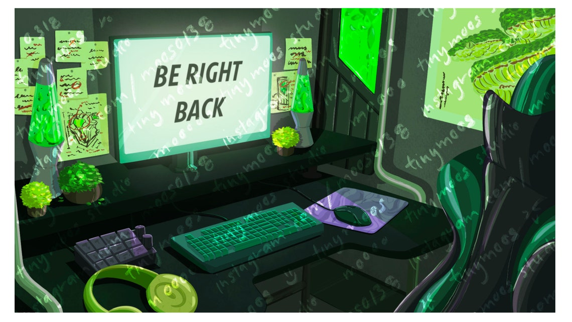Viper Valorant Inspired Twitch Stream Setup Animated Scene Starting ...