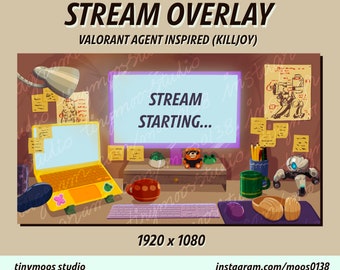 Viper Valorant Inspired Twitch Stream Setup Animated Scene Starting ...