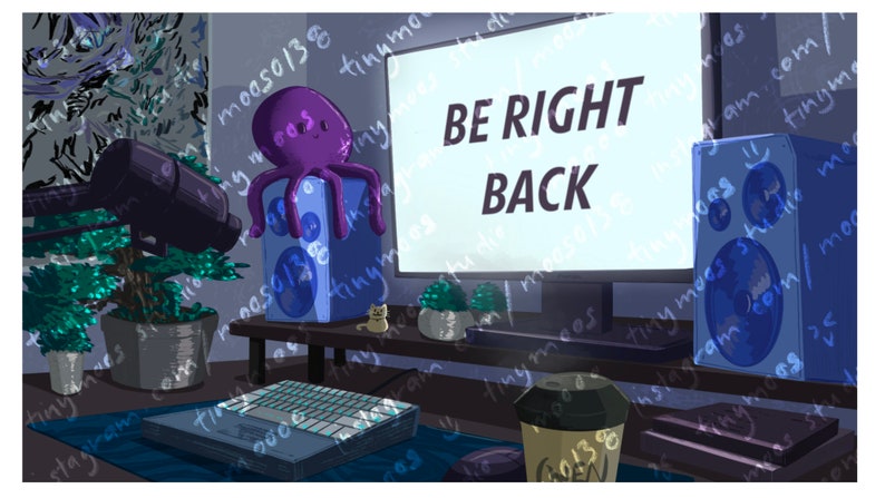 Omen Valorant Inspired Twitch Stream Setup Animated Scene Starting Soon ...