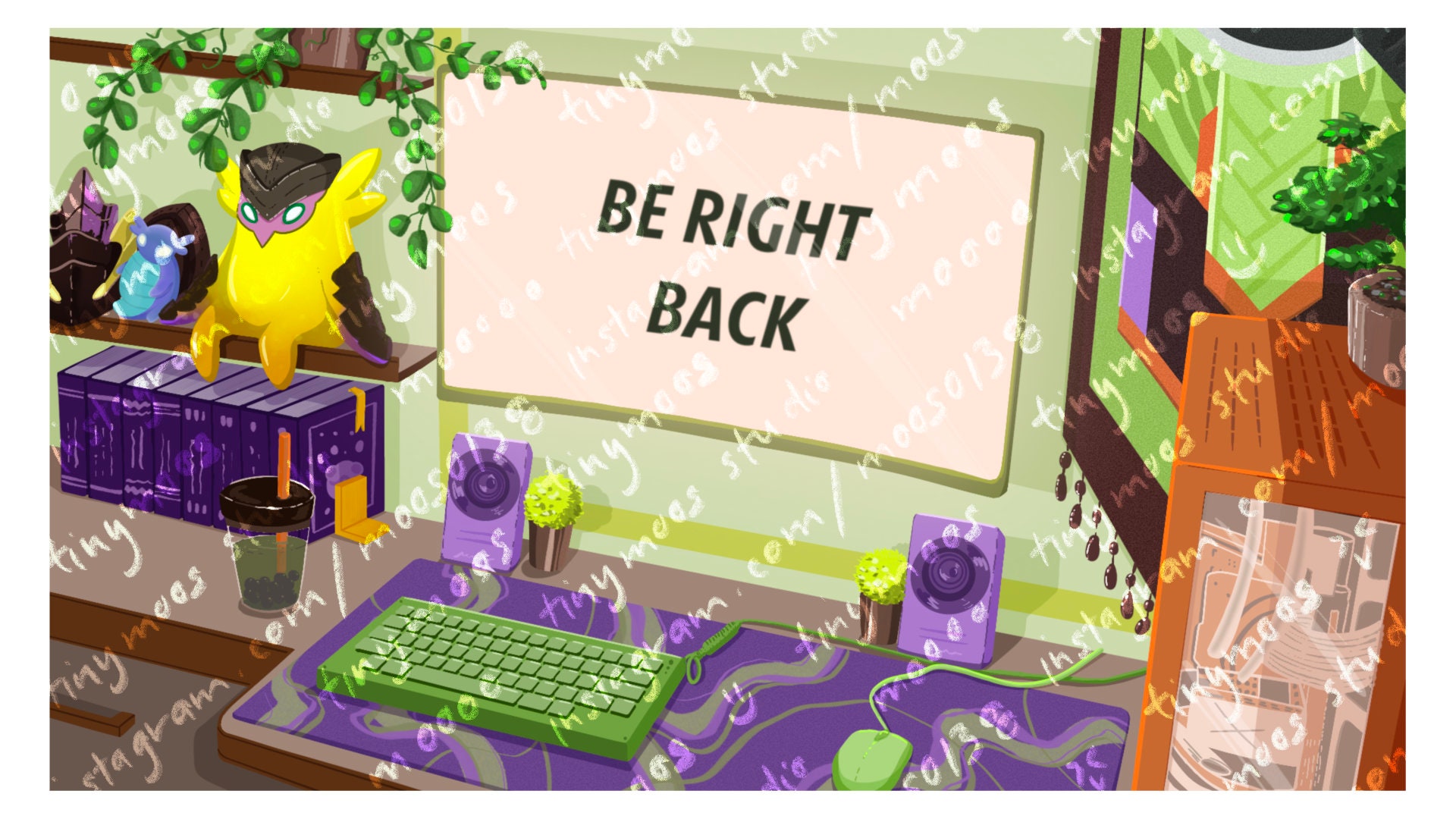 Gekko Valorant Inspired Twitch Stream Setup Animated Scene Starting ...