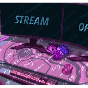 Reyna Valorant Inspired Twitch Stream Setup Animated Scene Starting ...