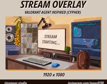 Omen Valorant Inspired Twitch Stream Setup Animated Scene Starting Soon ...