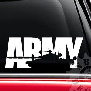 Army Tank Military Soldier Custom Vinyl Sticker Decal for Car Truck ...