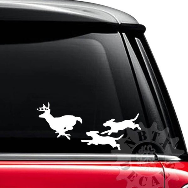 Dog Chasing Deer - Etsy