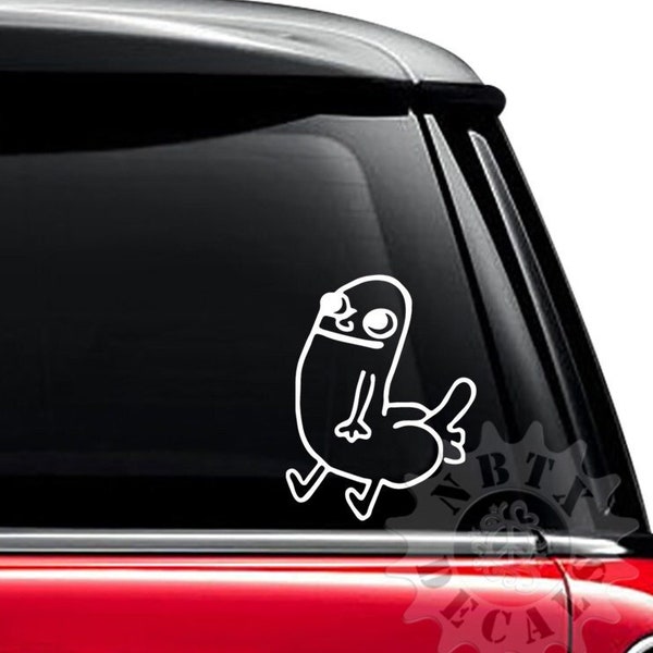 Dick Butt Vinyl Decal Etsy