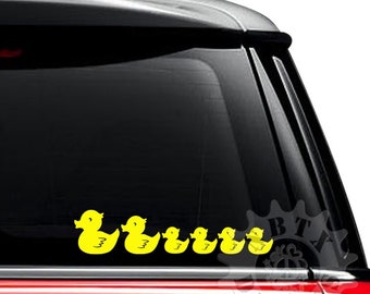 Rubber Duck Vinyl Decal Sticker Wall Door Window Car Van Bike Lorry ...