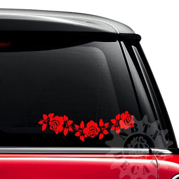 Rose Vine Car Decal - Etsy