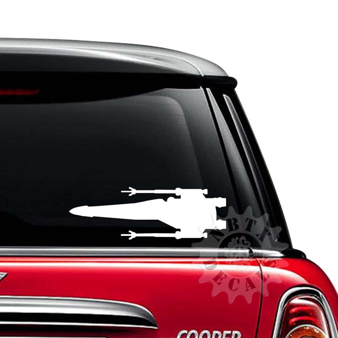 X-wing Fighter Jet Pilot Starship Spaceship Custom Vinyl Sticker Decal ...