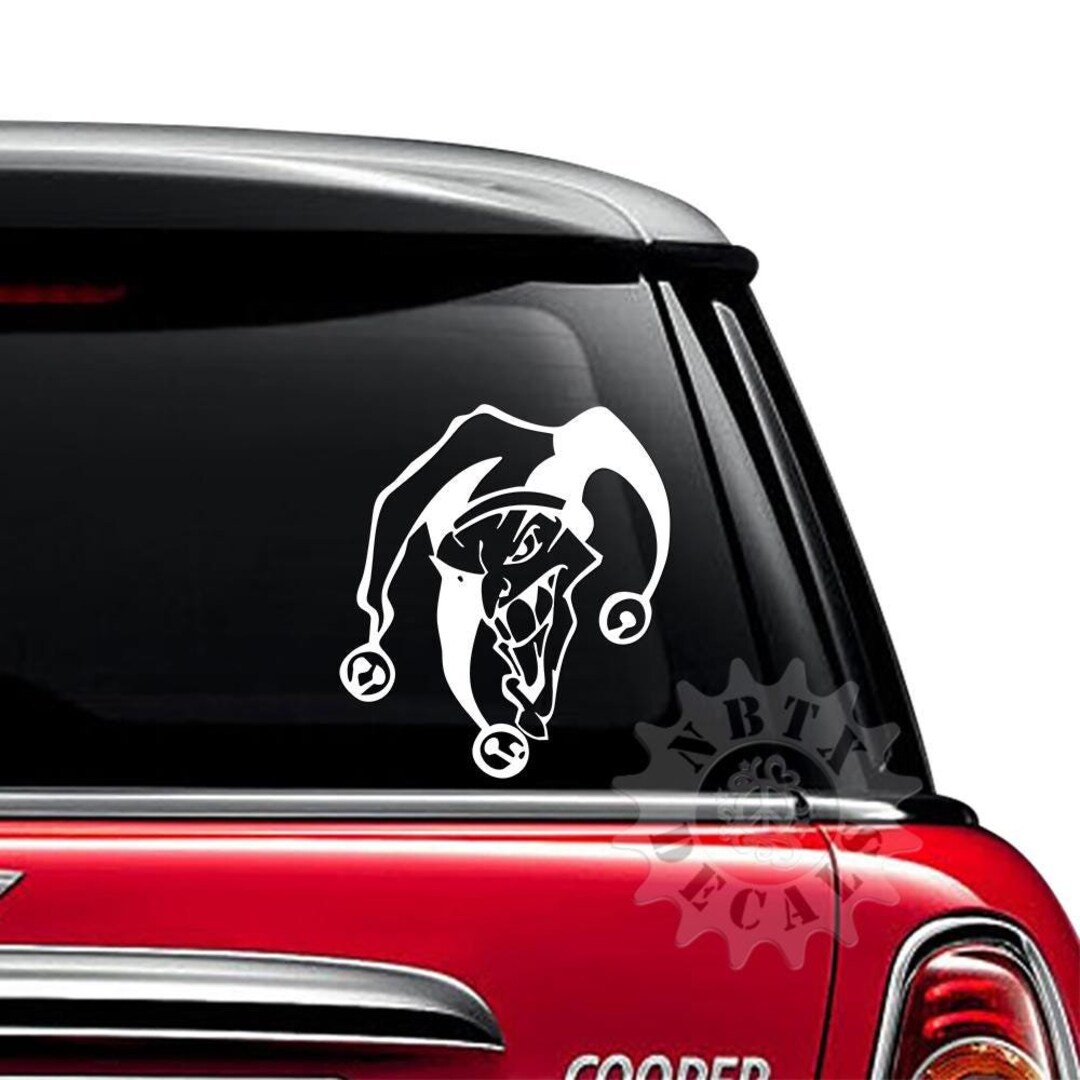 Joker Jester JDM Japanese Auto Racing Custom Vinyl Sticker Decal for ...
