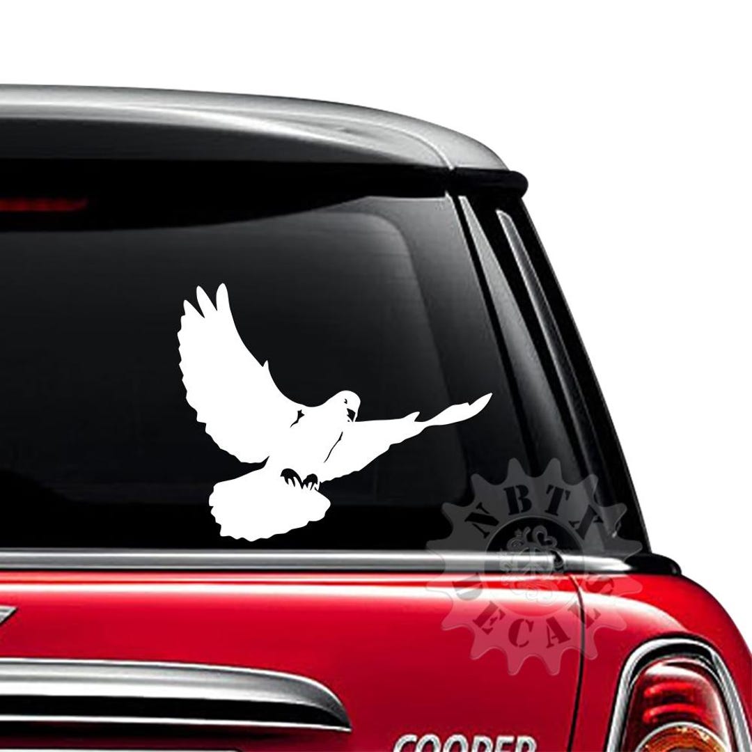 Dove Bird Flying Peace Animal Wildlife Custom Vinyl Sticker Decal for ...