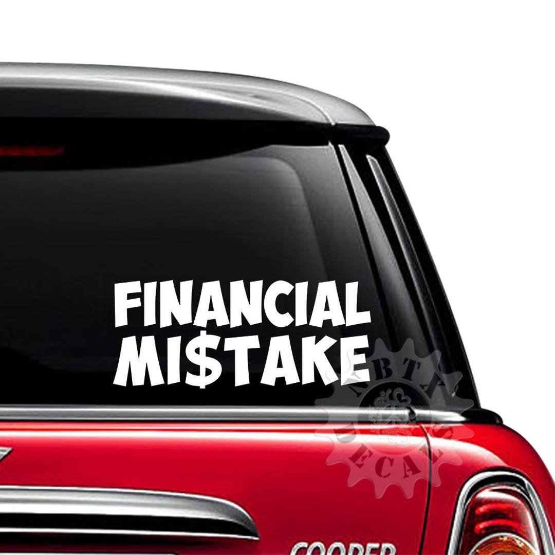 Financial Mistake Money JDM Japanese Motorsports Auto Racing Custom ...