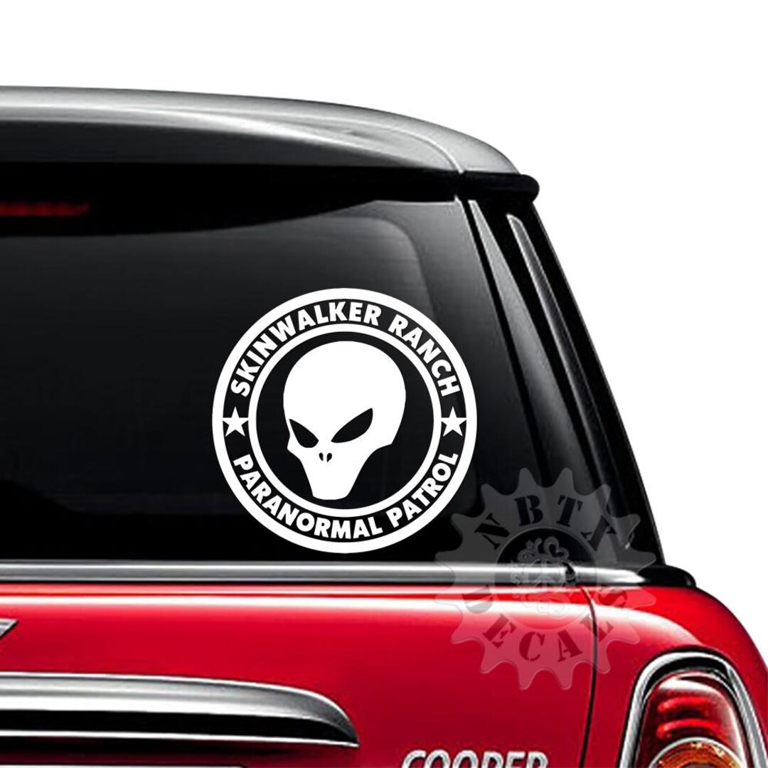 Skinwalker Ranch Paranormal Patrol Alien UFO Custom Vinyl Sticker Decal ...
